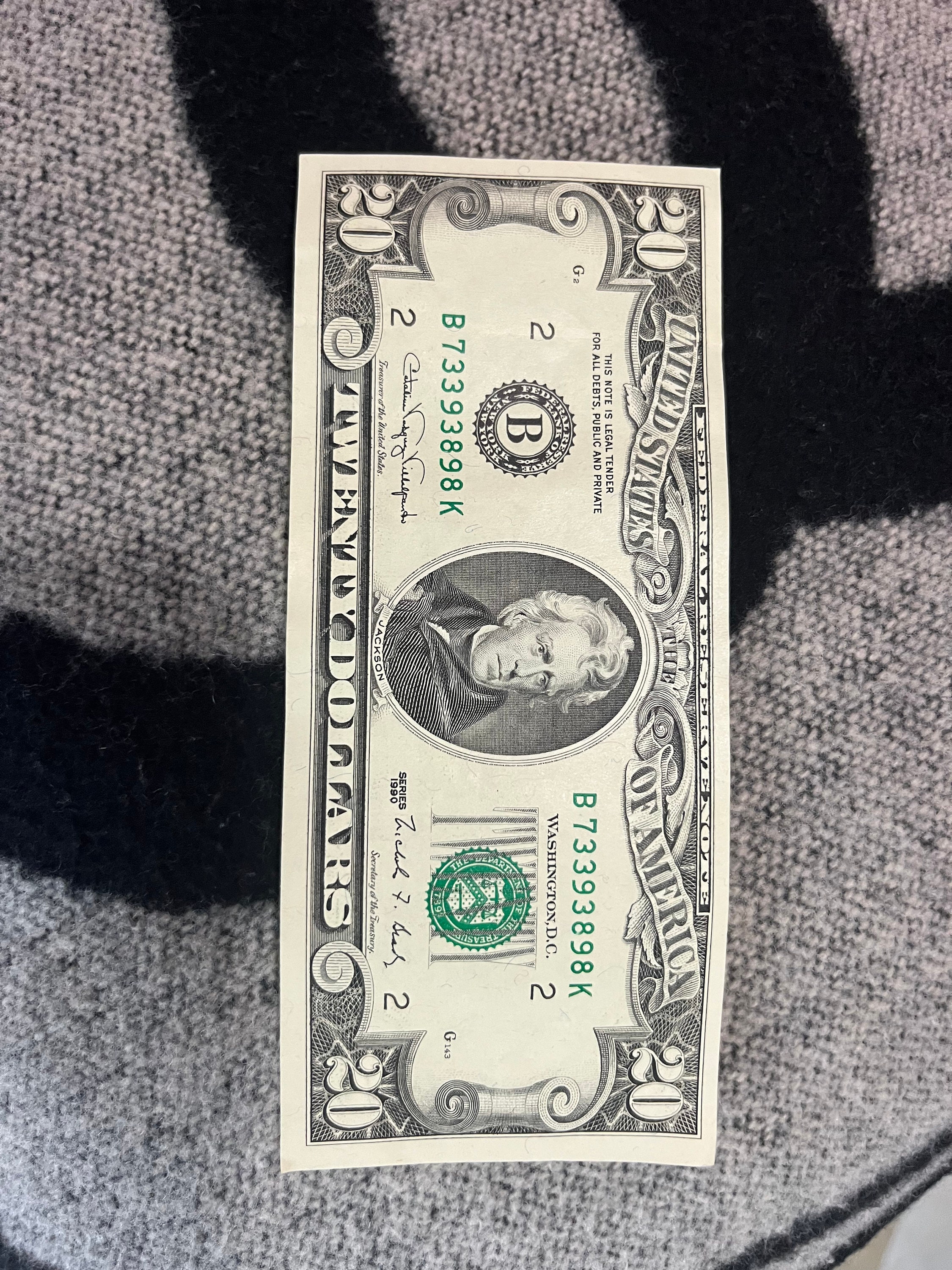 Old 20 Dollar Bill Note Still Feels Like New Highly Rare - Etsy