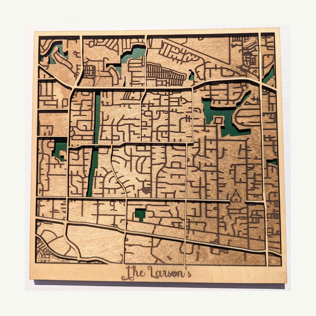 Customized Map for New Homeowners Custom Map Housewarming Gift - Etsy