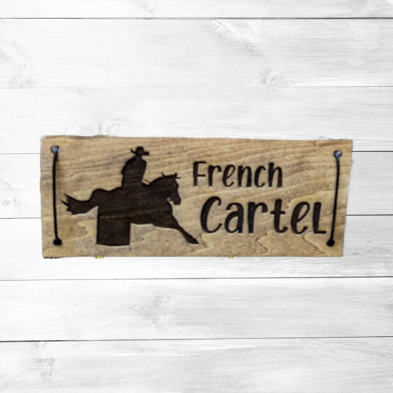 Rodeo Competitor Horse Name Sign for Rodeo Event Stable Sign Rodeo ...