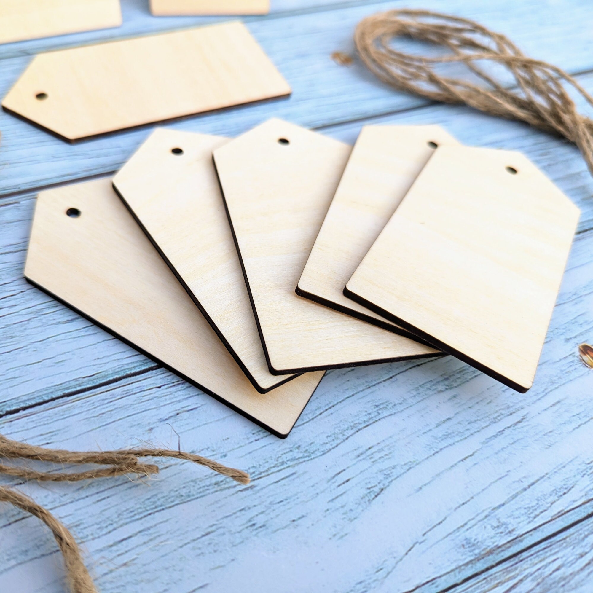 Bulk Gift Tag for Crafting Blank Gift Tag DIY Wood Tag Craft Supplies ...