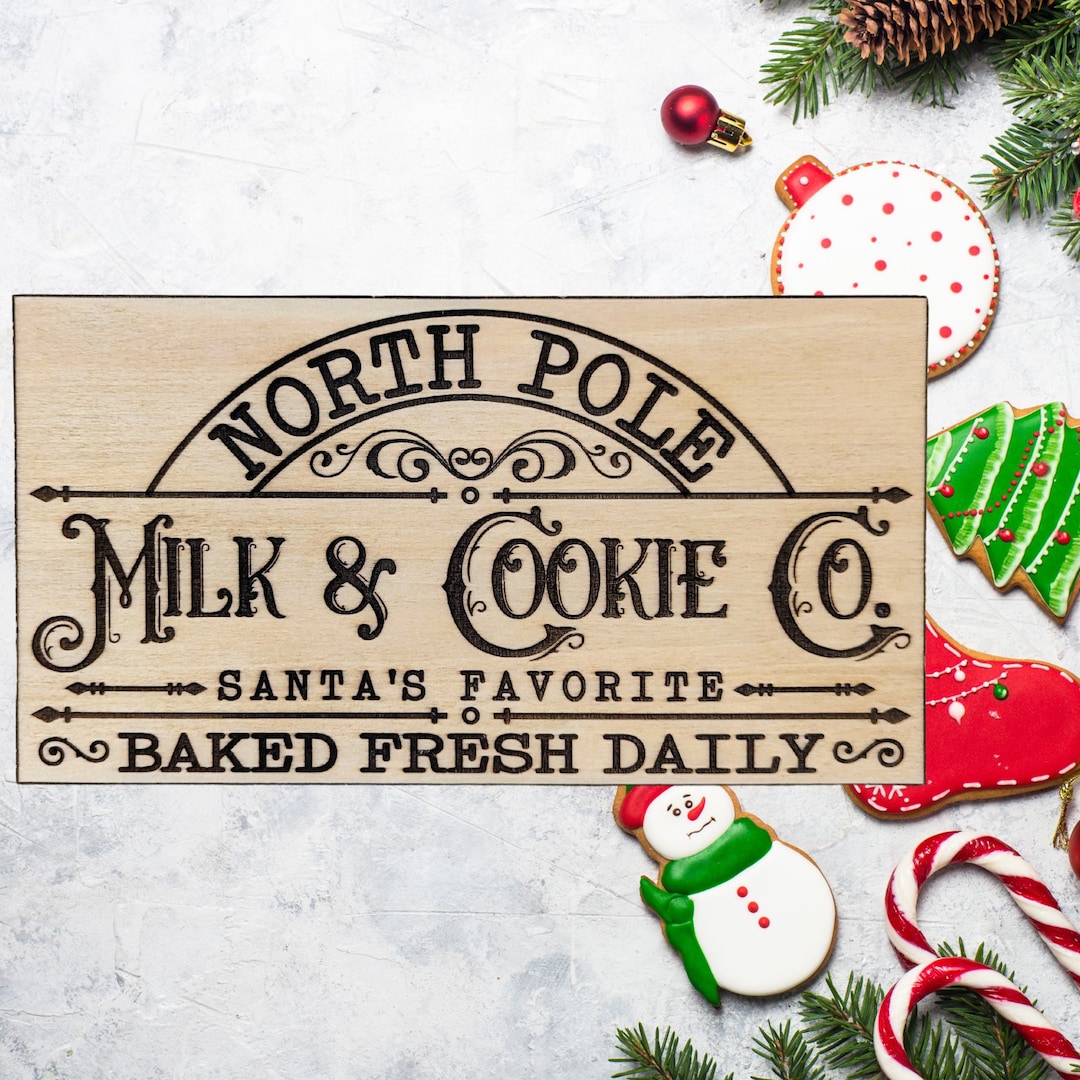 Vintage Christmas Sign Wooden Christmas Decor Old-fashioned Christmas ...