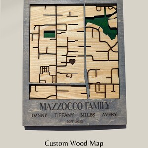 Personalized Wooden Map Decor Handcrafted Wood Map Customized Wooden ...