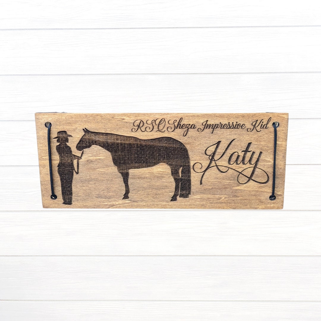 Personalized Horse Show Sign Custom Show Barn Sign Horse Competition ...