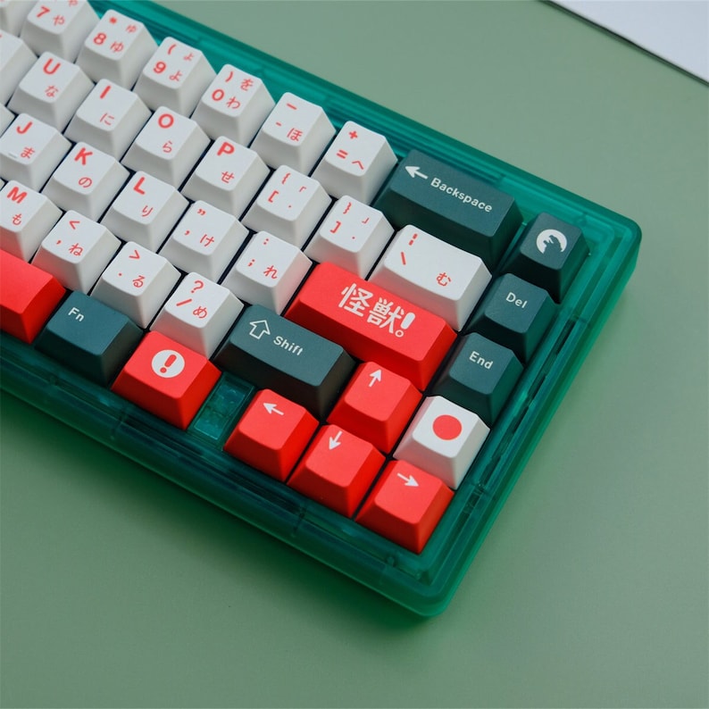 GMK Kaiju Theme Keycaps | Cherry Profile Keycaps Set | PBT Material ...