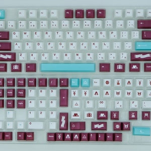 GMK Yuru Keycaps | Cherry Profile Keycaps Set | PBT Material | Keycaps ...