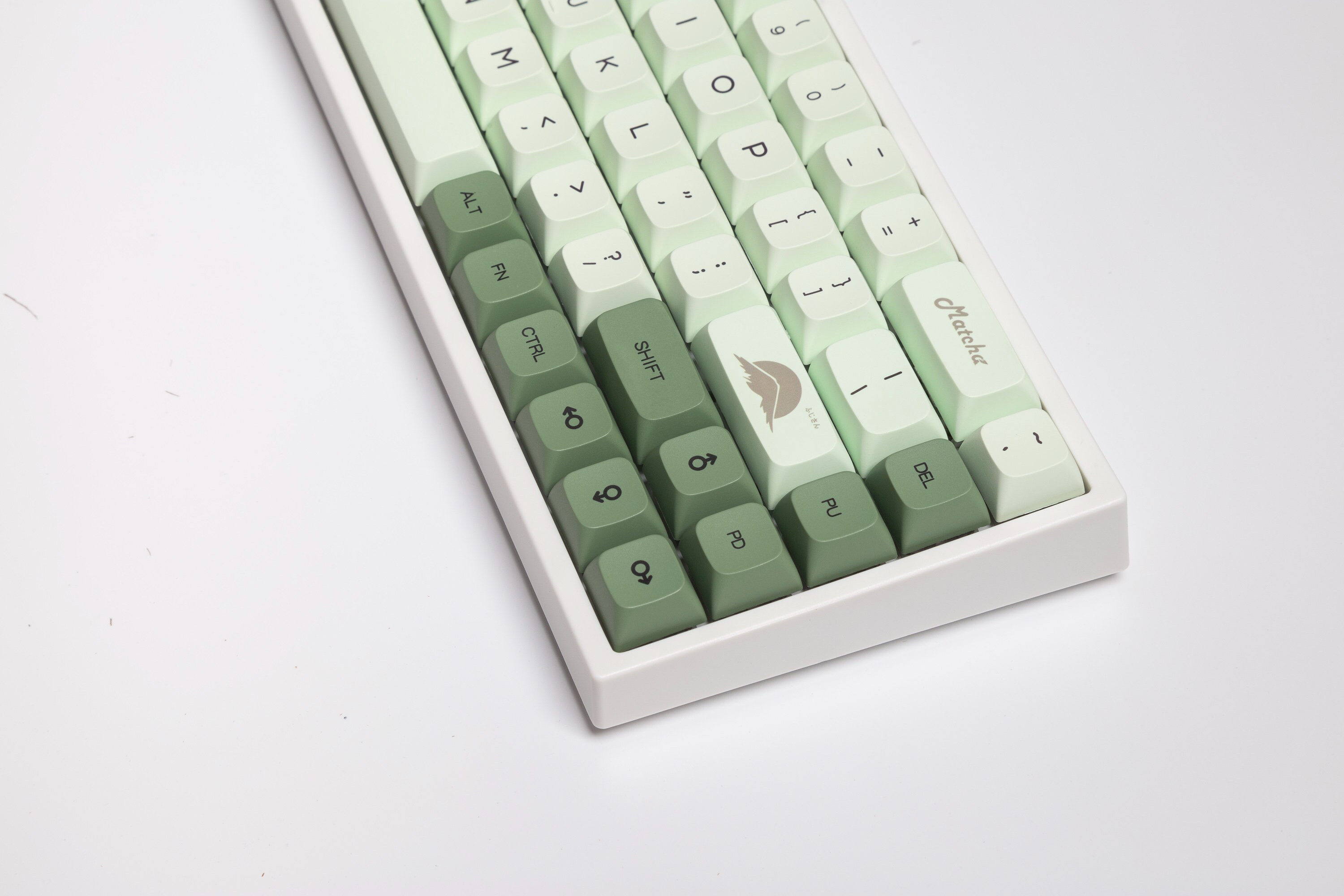 Matcha Theme Keycaps XDA Profile Keycaps Set PBT Material - Etsy