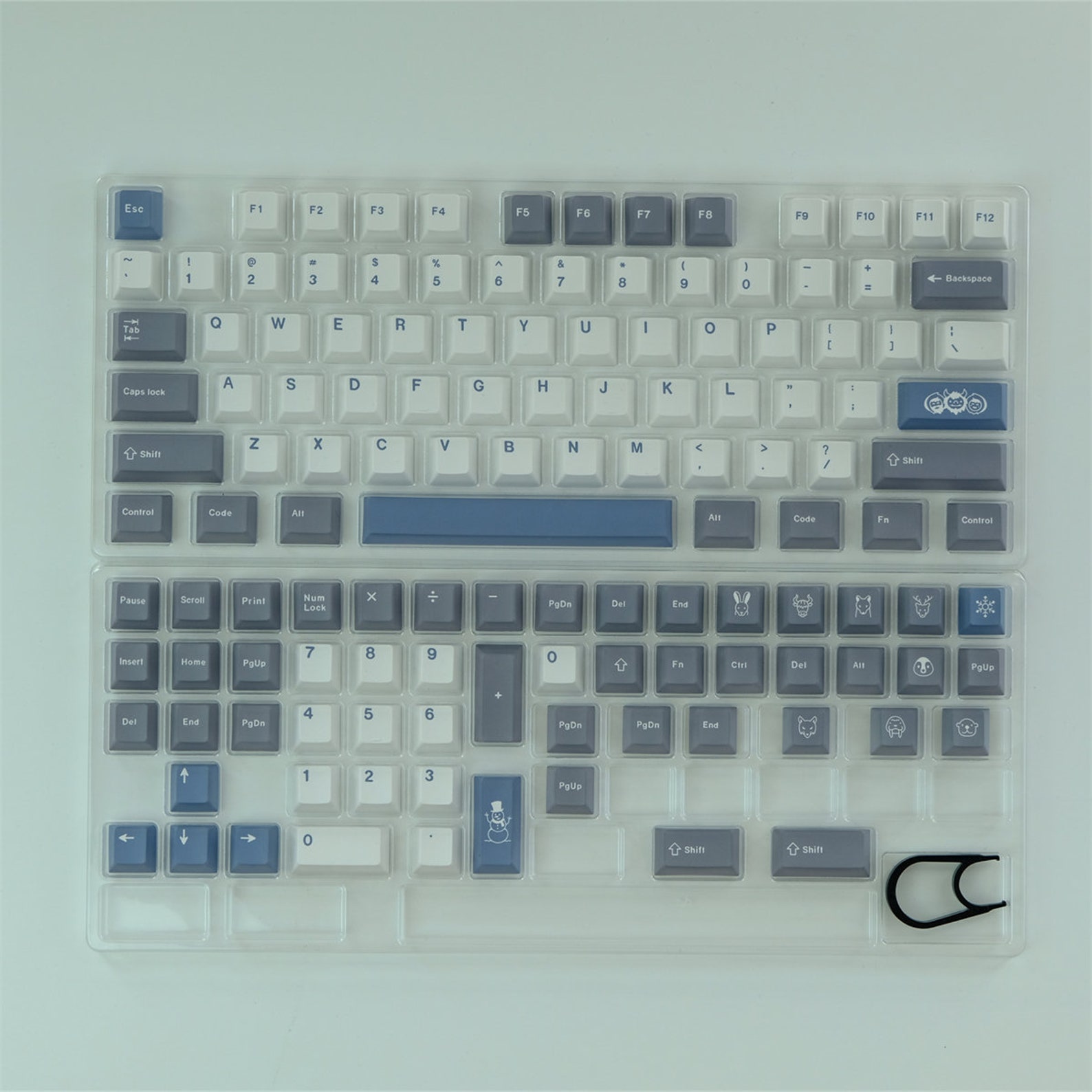 GMK Arctic Keycaps | Cherry Profile Keycaps Set | PBT Material ...