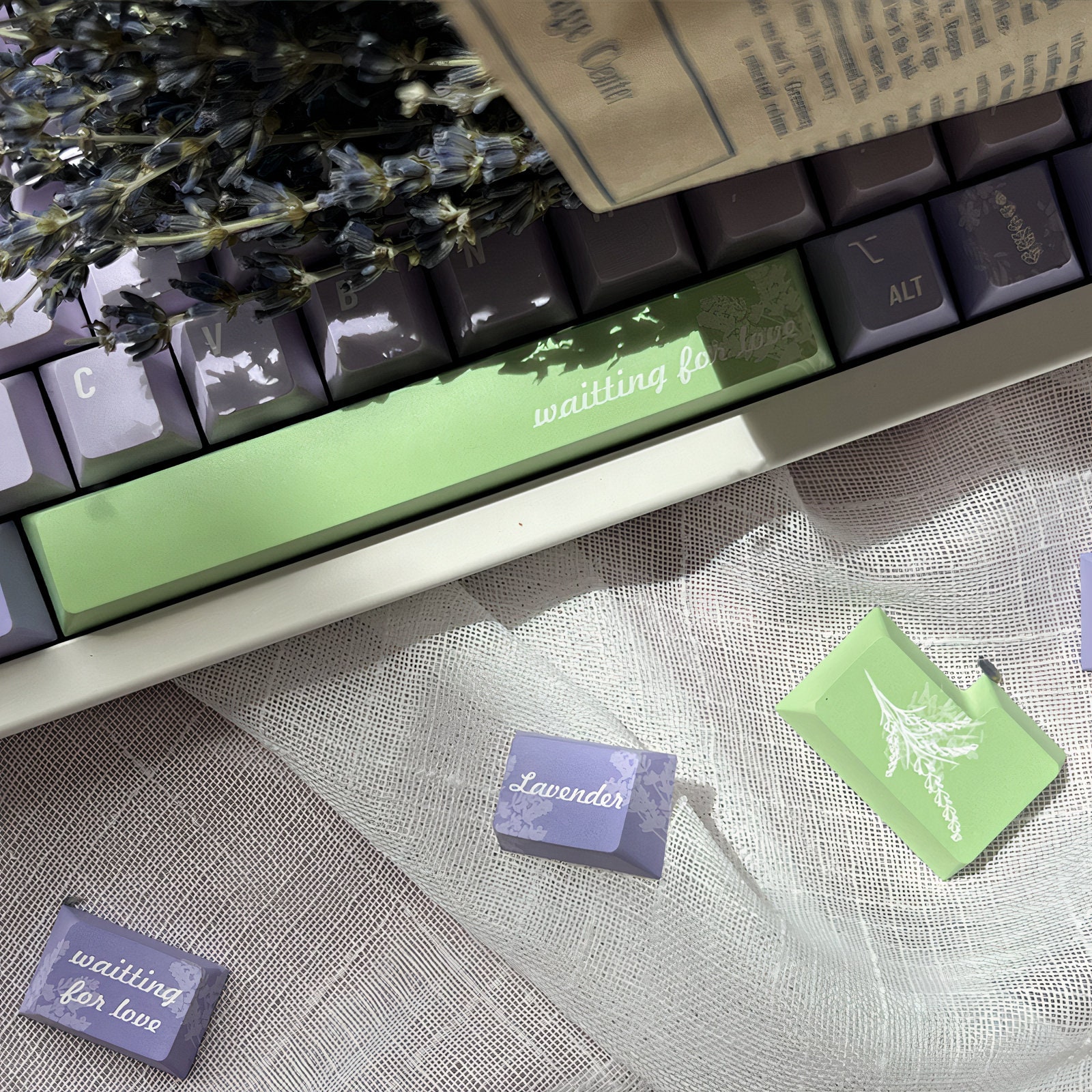 GMK Purple Keycaps Cherry Profile Keycaps Set PBT Material - Etsy