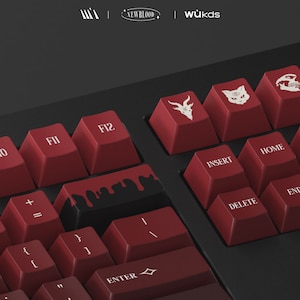 New Blood PBT Keycap Set | 5-side Dye-sub | Cherry Profile | 152 Keys ...