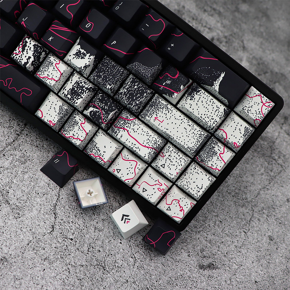 GMK Graffiti Keycaps | Cherry Profile Keycaps Set | PBT Material ...