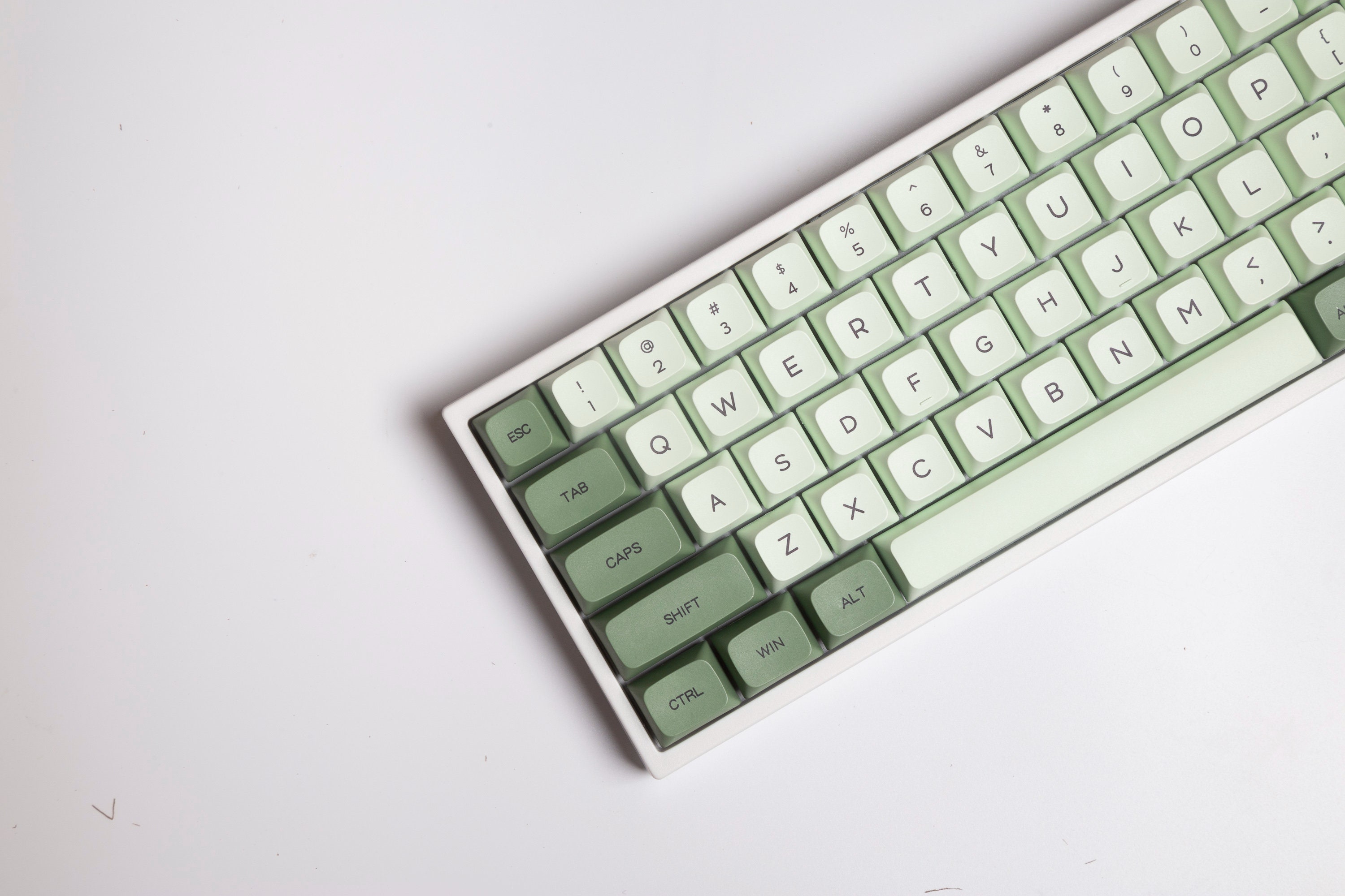 Matcha Theme Keycaps XDA Profile Keycaps Set PBT Material - Etsy