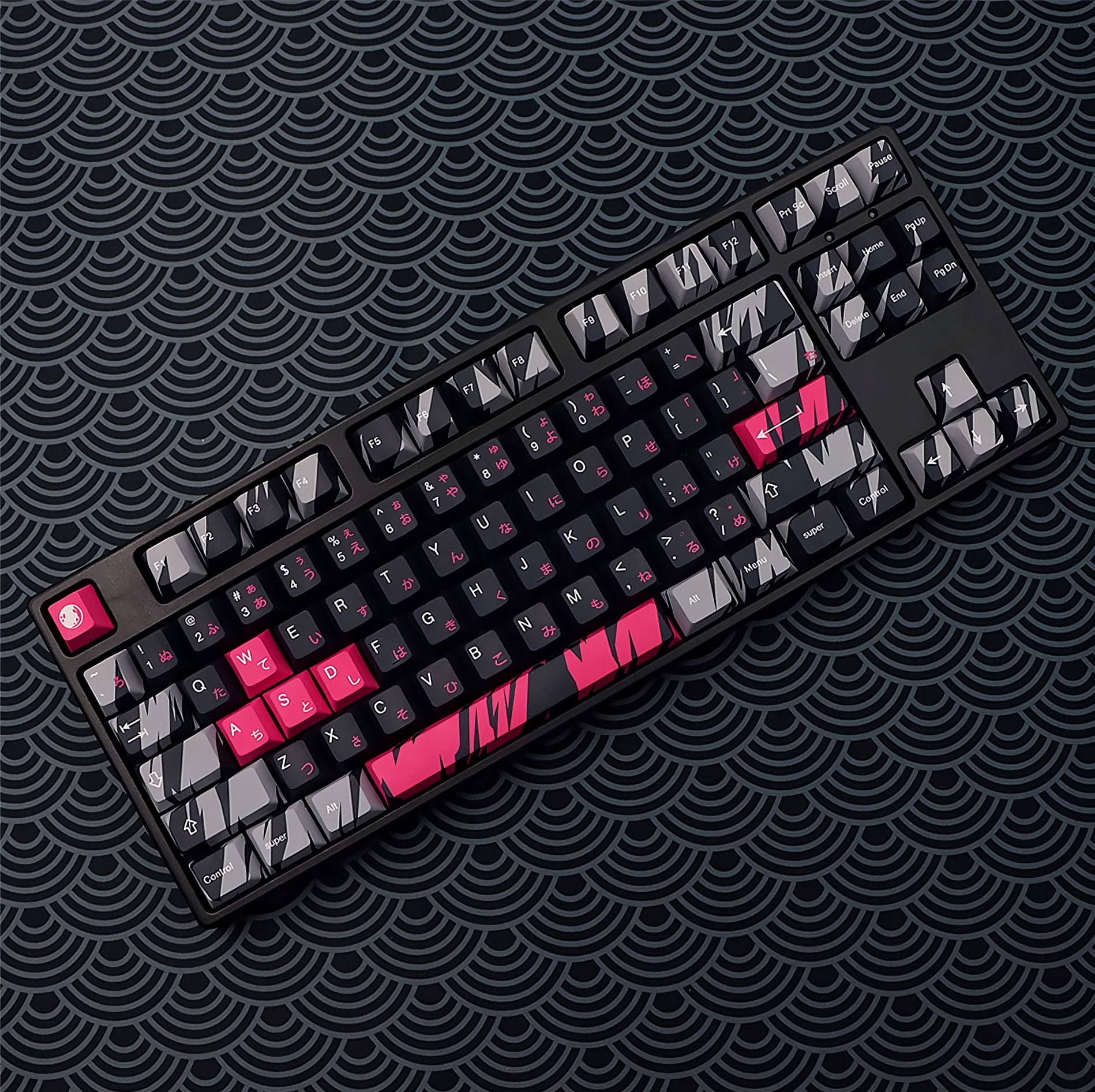 Japanese Camouflage Keycaps Cherry Profile Keycaps Set PBT - Etsy