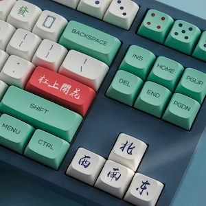 Mahjong Keycaps | XDA Profile Keycaps Set | PBT Material | Keycaps for ...