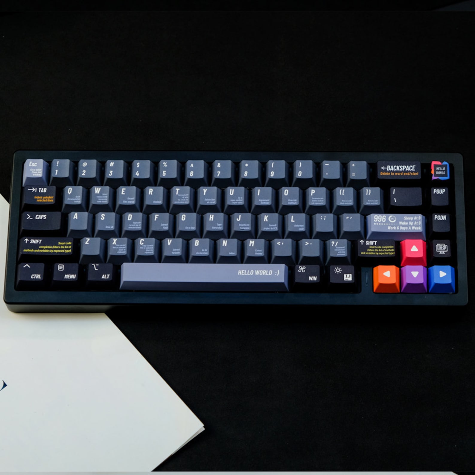 Hello World Programmer Keycaps Cherry Profile Keycaps Set - Etsy