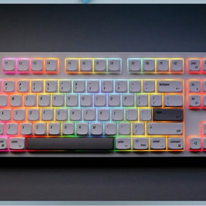 MAC Keycaps | XDA Profile Keycaps Set | Pbt Material | Keycaps for MX ...