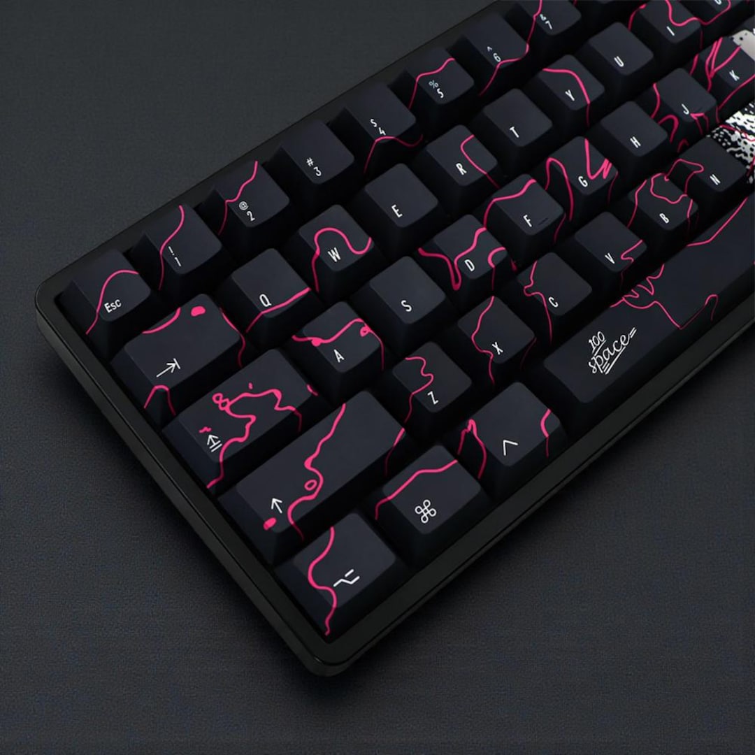 Graffiti Japanese PBT Keycap Set | 5-side Dye-sub | Cherry Profile ...