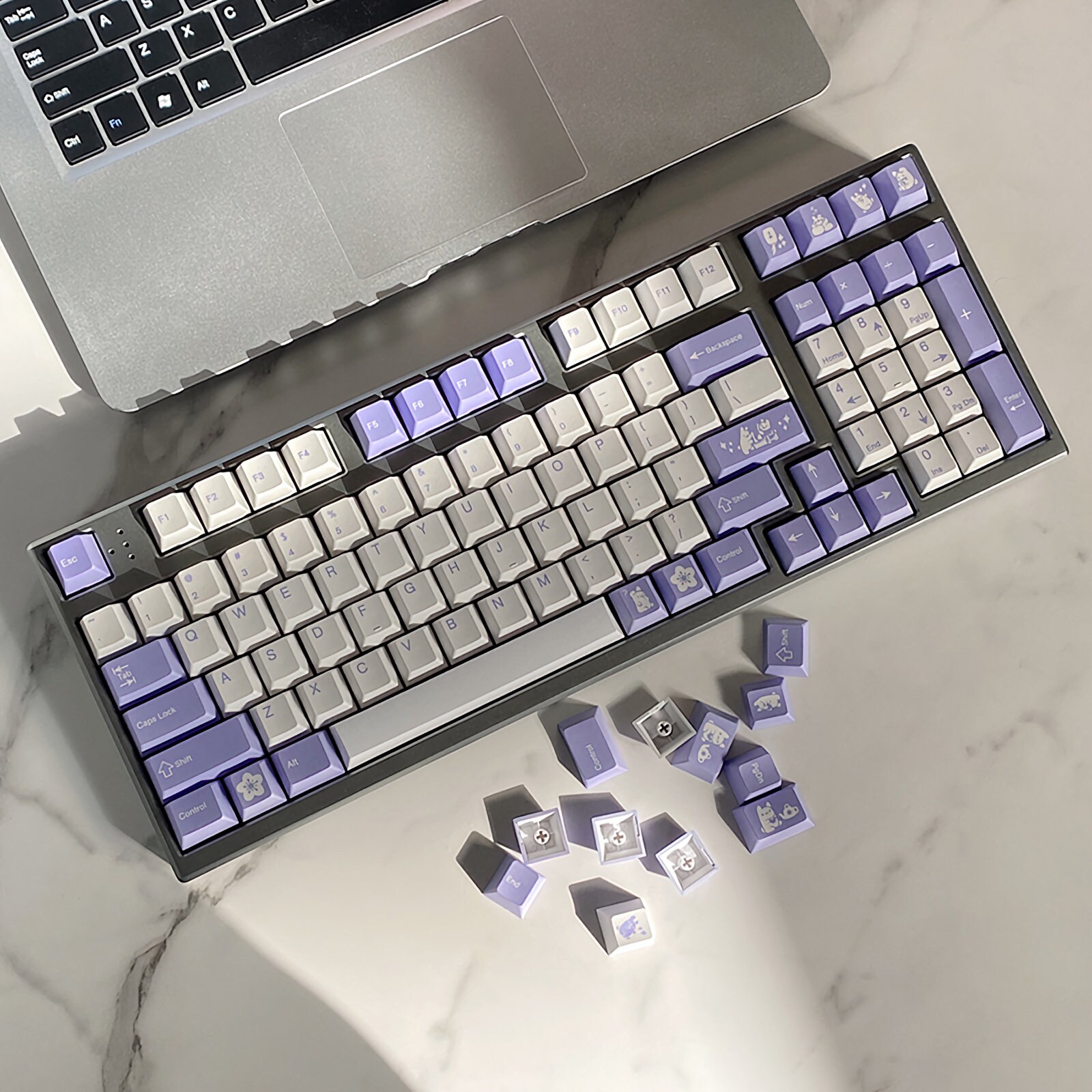 GMK Tuzi Keycaps Cherry Profile Keycaps Set PBT Material Keycaps for MX ...