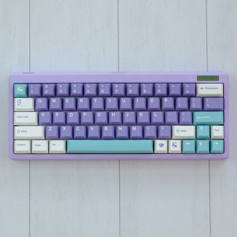GMK R Mulan Purple Theme Keycaps Cherry Profile Keycaps Set PBT ...