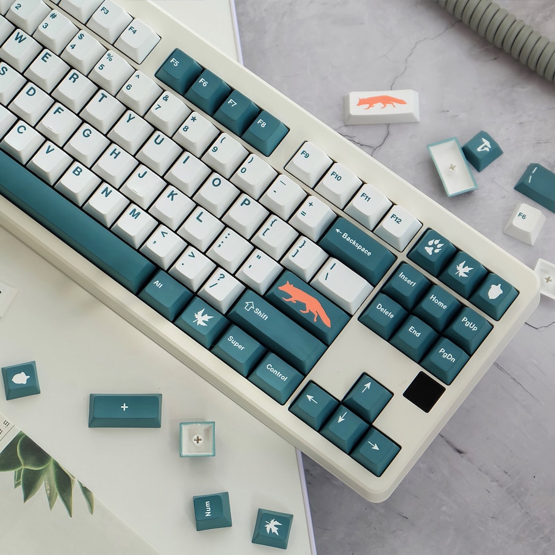 GMK Fox Keycaps | Cherry Profile Keycaps Set | PBT Material | Keycaps ...