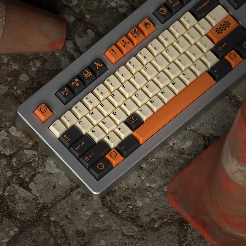 GMK Carbon Keycaps | Cherry Profile Keycaps Set | PBT Material ...