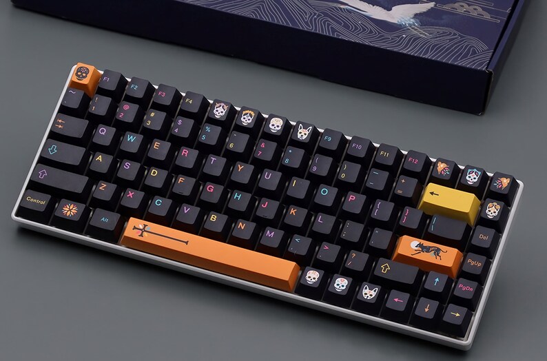 GMK Mictlán Keycaps | Cherry Profile Keycaps Set | PBT Material ...
