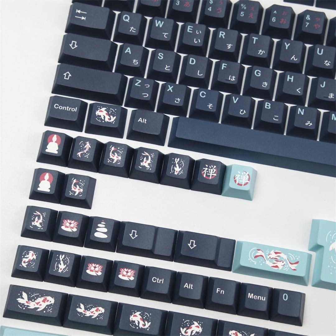 GMK Zen Pond Keycaps Cherry Profile Keycaps Set PBT - Etsy