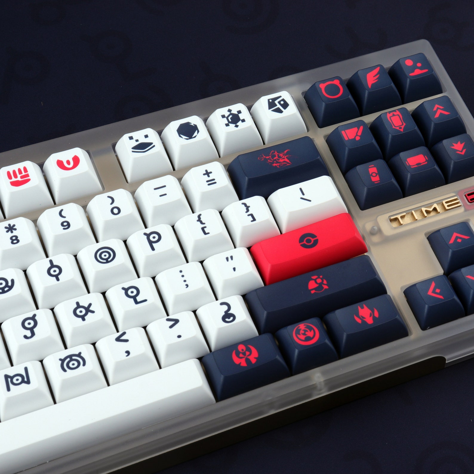 Unown Keycaps | KCA Profile Keycaps Set | PBT Material | Keycaps for MX ...
