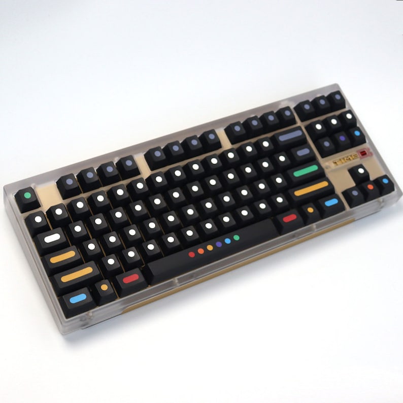 GMK Black Dots Keycaps | Cherry Profile Keycaps Set | PBT Material ...