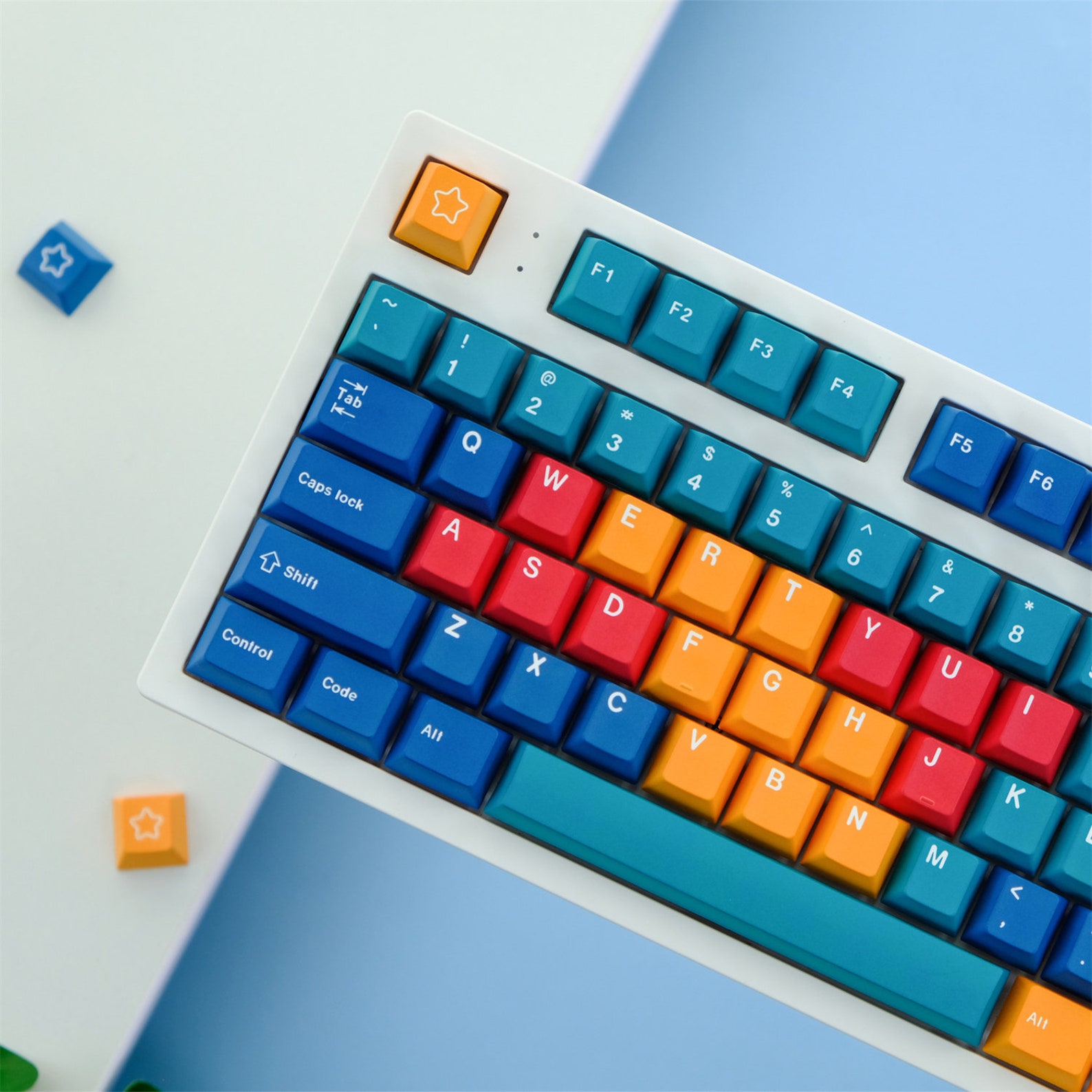 GMK Color Panels Keycaps Cherry Profile Keycaps Set PBT Material ...