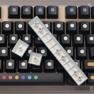 GMK Black Dots Keycaps | Cherry Profile Keycaps Set | PBT Material ...