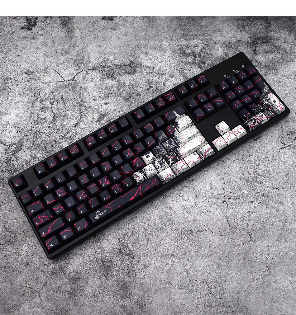 GMK Graffiti Keycaps Cherry Profile Keycaps Set PBT - Etsy
