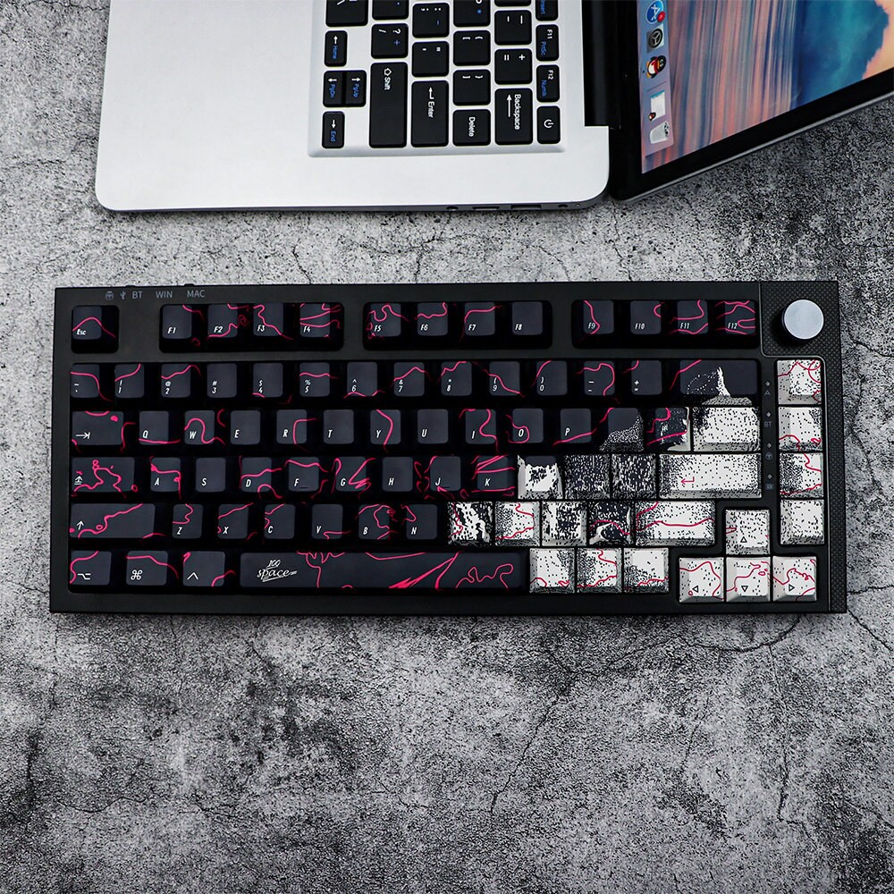 GMK Graffiti Keycaps Cherry Profile Keycaps Set PBT Material Keycaps ...
