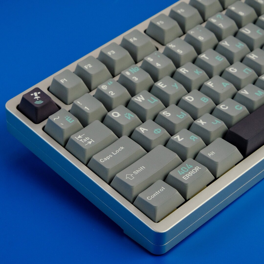 404 Russian Keycaps | Cherry Profile Keycaps Set | PBT Material ...