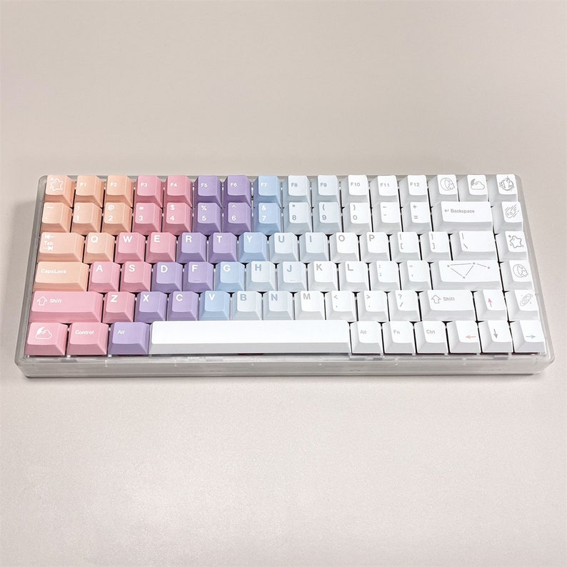GMK Dreams Gradient Keycaps | Cherry Profile Keycaps Set | PBT Material ...