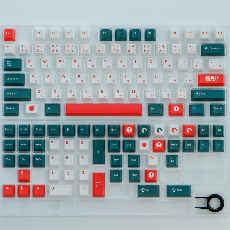 GMK Kaiju Theme Keycaps Cherry Profile Keycaps Set PBT - Etsy UK