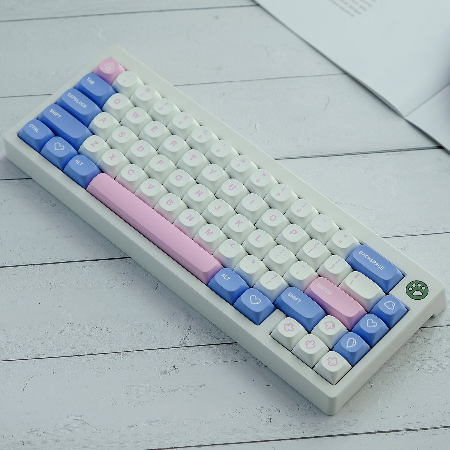 Milk Bubble Keycaps MA Profile Keycaps Set PBT Material - Etsy Canada