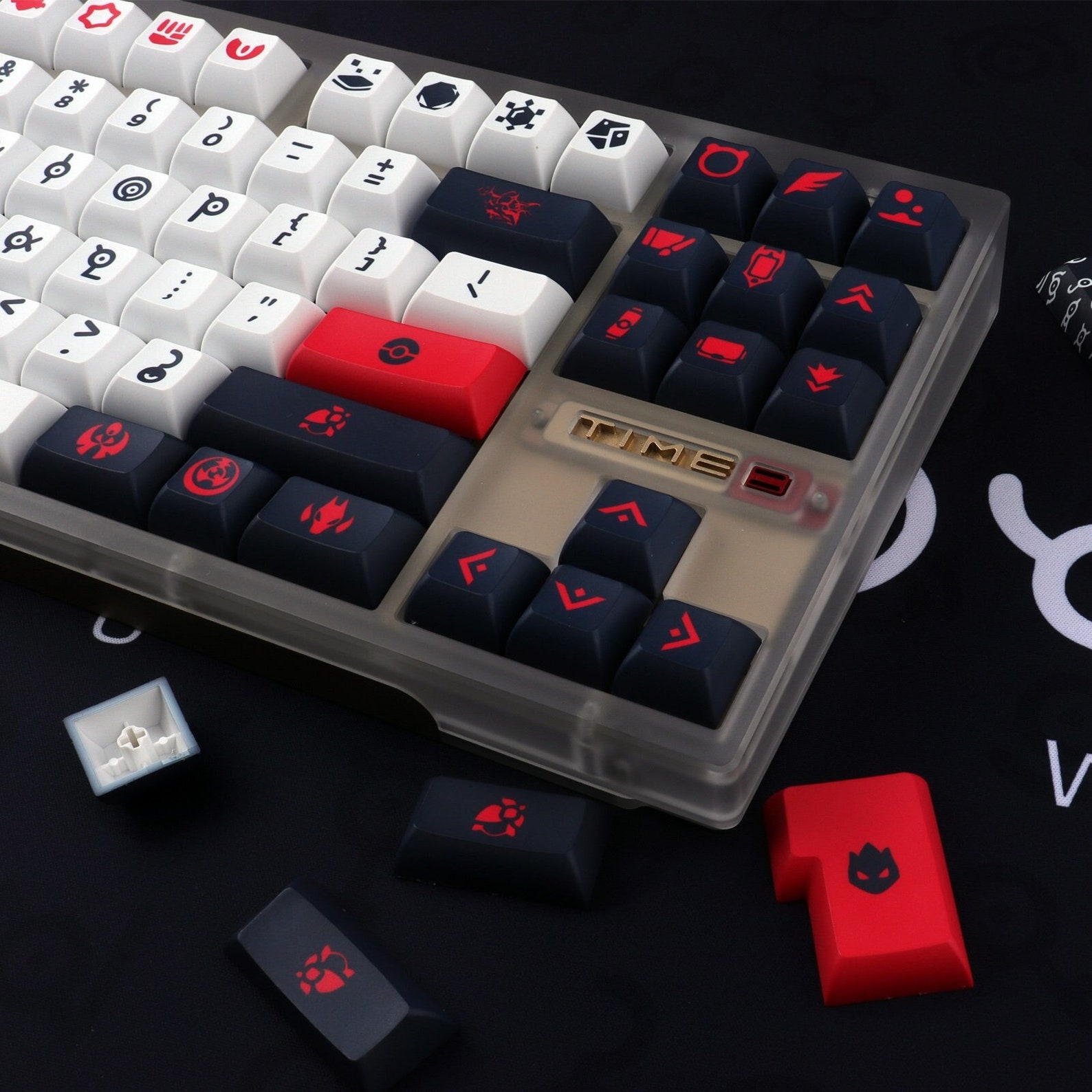 Unown Keycaps | KCA Profile Keycaps Set | PBT Material | Keycaps for MX ...