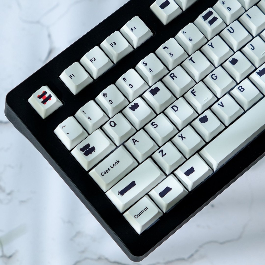 GMK Redacted Keycaps Cherry Profile Keycaps Set PBT - Etsy