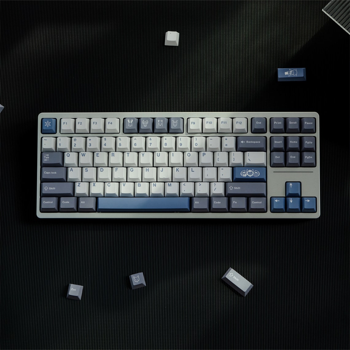 GMK Arctic Keycaps | Cherry Profile Keycaps Set | PBT Material ...
