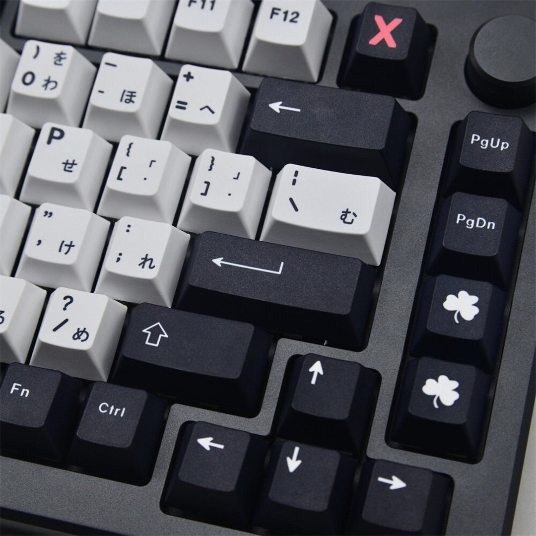 GMK Minimal Black and White Keycaps Cherry Profile Keycaps - Etsy