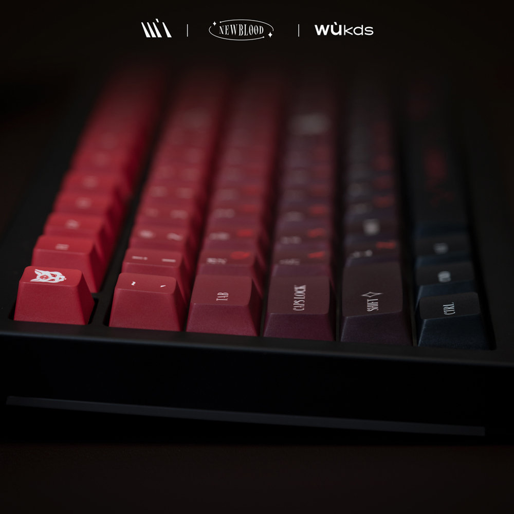 New Blood PBT Keycap Set | 5-side Dye-sub | Cherry Profile | 152 Keys ...