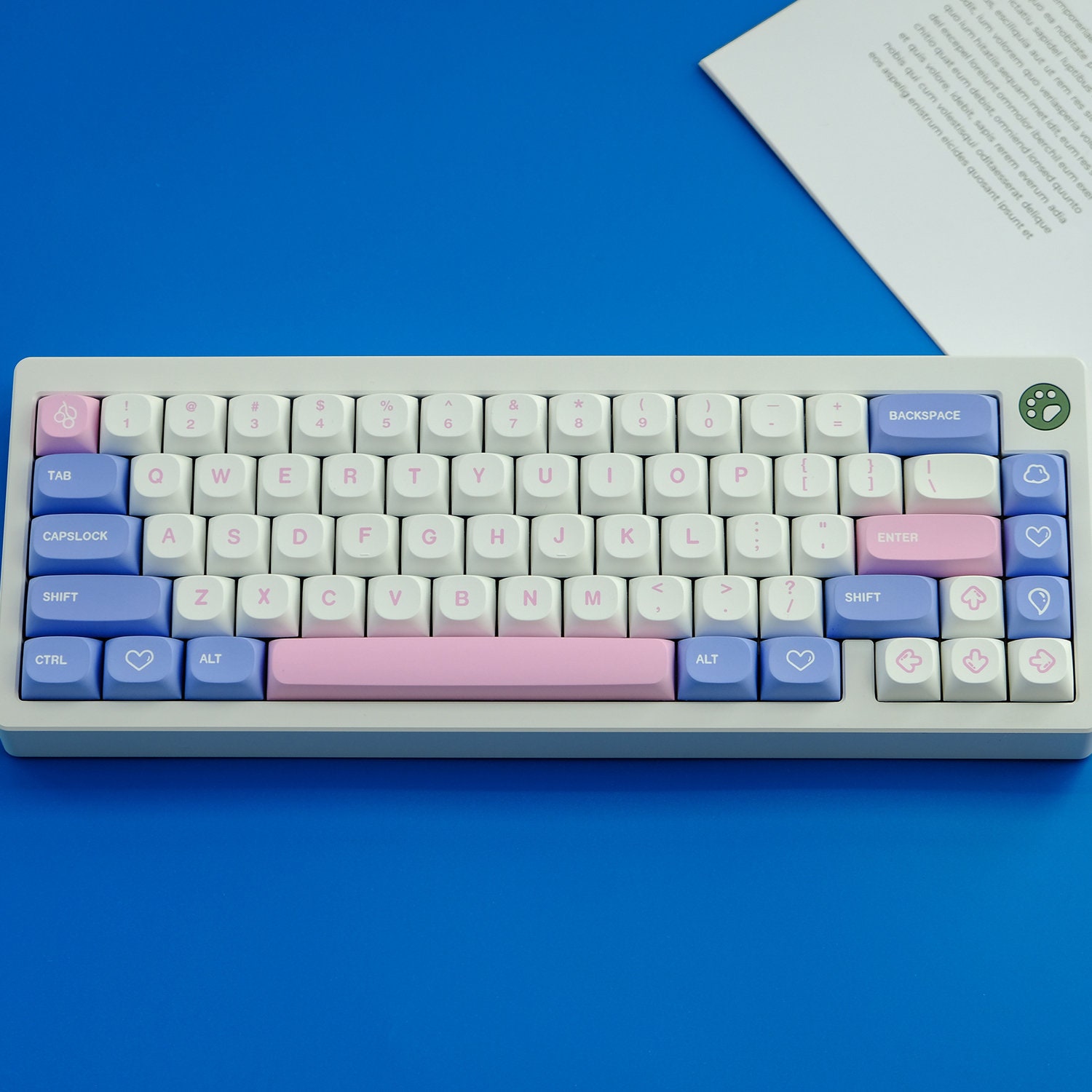 Milk Bubble Keycaps MA Profile Keycaps Set PBT Material - Etsy Canada