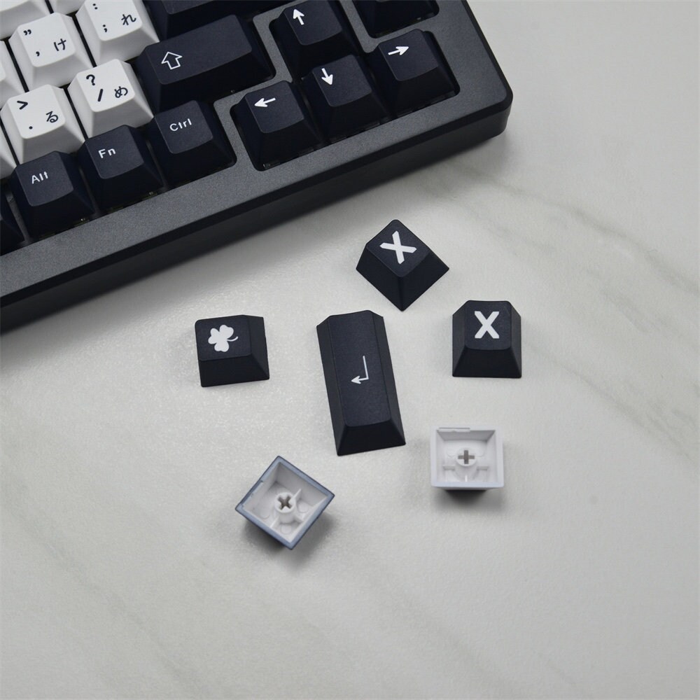 GMK Minimal Black and White Keycaps Cherry Profile Keycaps - Etsy UK