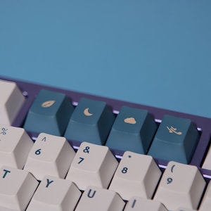 GMK Evening Sunset Keycaps | Cherry Profile Keycaps Set | PBT Material ...