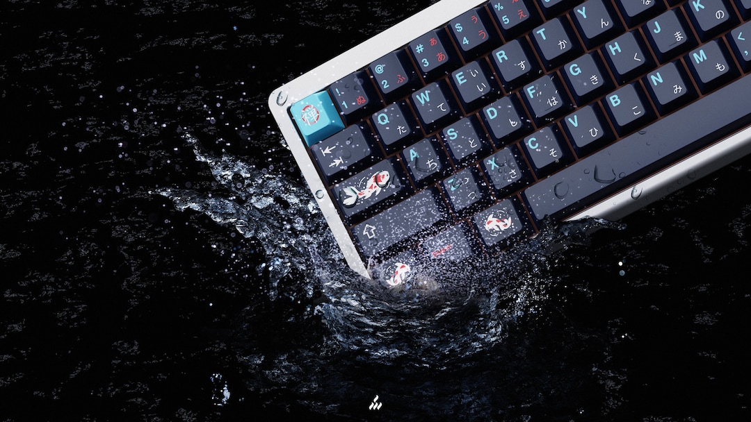 GMK Zen Pond Keycaps | Cherry Profile Keycaps Set | PBT Material ...
