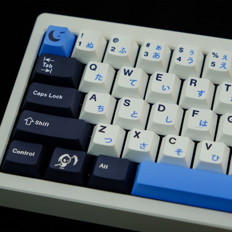 GMK Midnight Keycaps Cherry Profile Keycaps Set PBT Material Keycaps ...