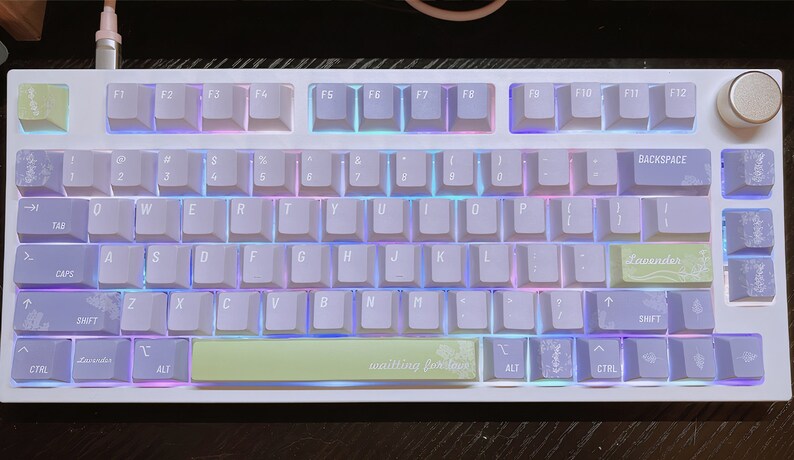 GMK Purple Keycaps Cherry Profile Keycaps Set PBT Material - Etsy