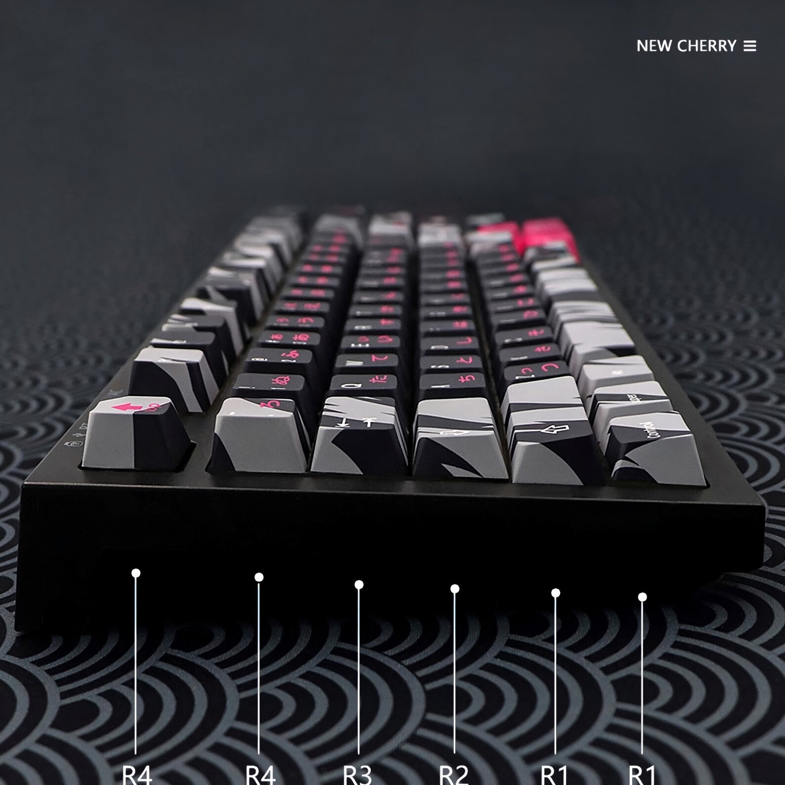 Japanese Camouflage Keycaps Cherry Profile Keycaps Set PBT - Etsy
