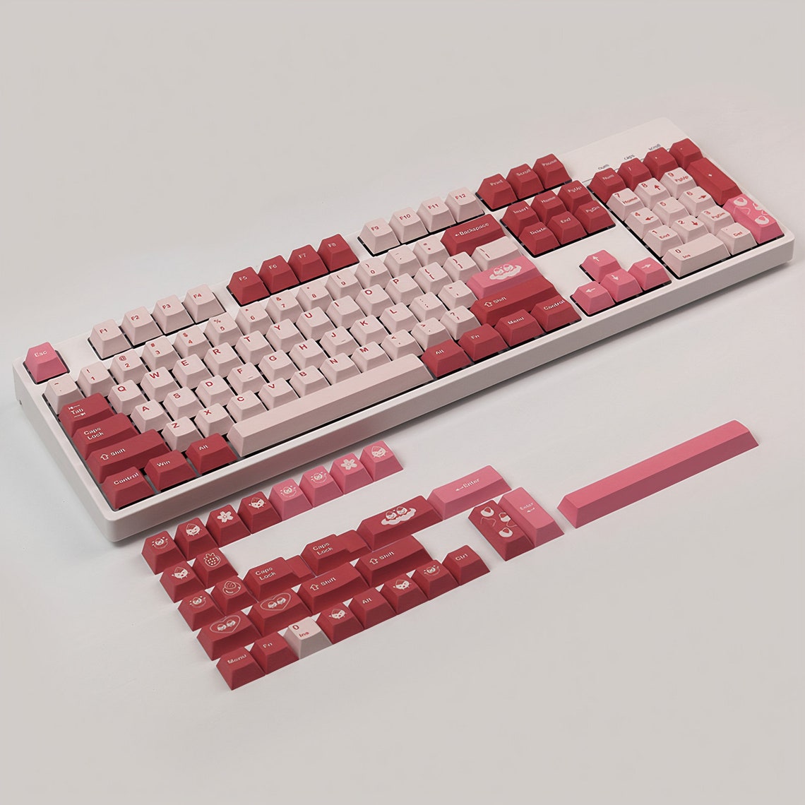 GMK Daifuku Keycaps Cherry Profile Keycaps Set PBT Material Keycaps for ...