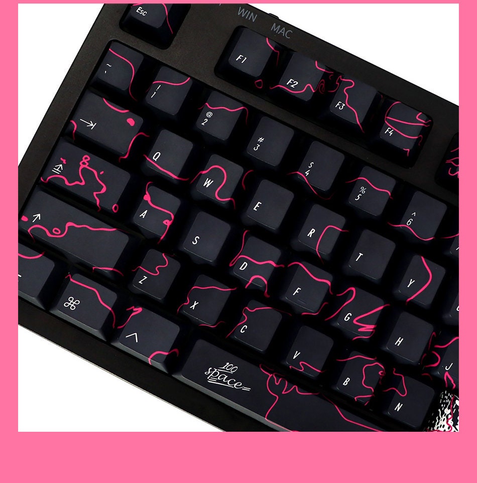 GMK Graffiti Keycaps Cherry Profile Keycaps Set PBT Material Keycaps ...